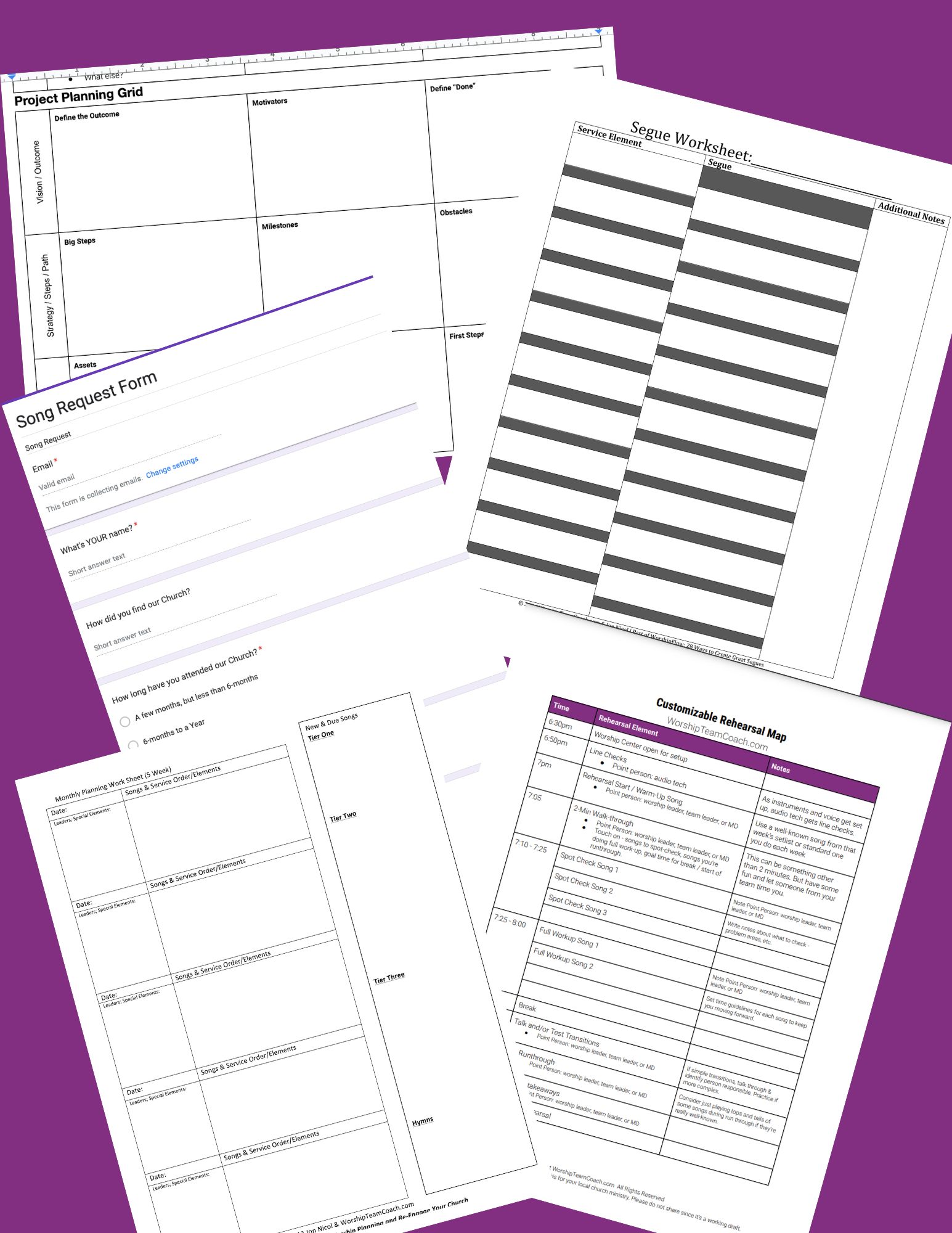 All 5 Resources Bundle - Worship Team Coach